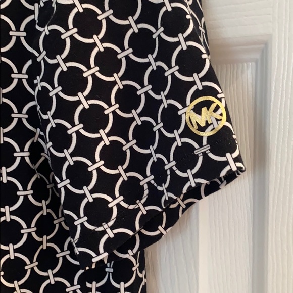 Michael Kors | Tops | New Michael Kors Ruched Womens Polo Mk Logo ...